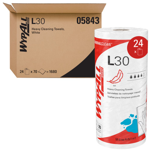 Wypall 05843 General Clean L30 Heavy Cleaning Towels