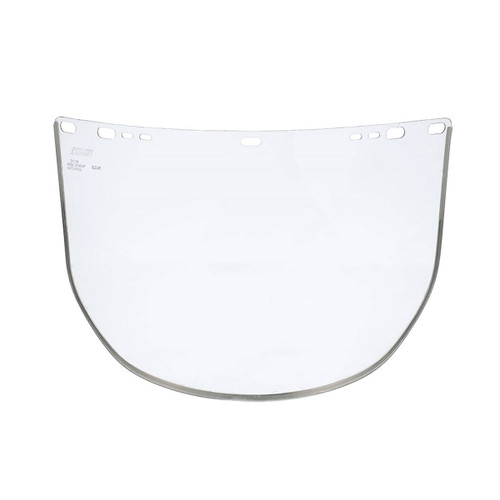 PETG Face Shield Window - Shape D - Bound - Clear - 28962