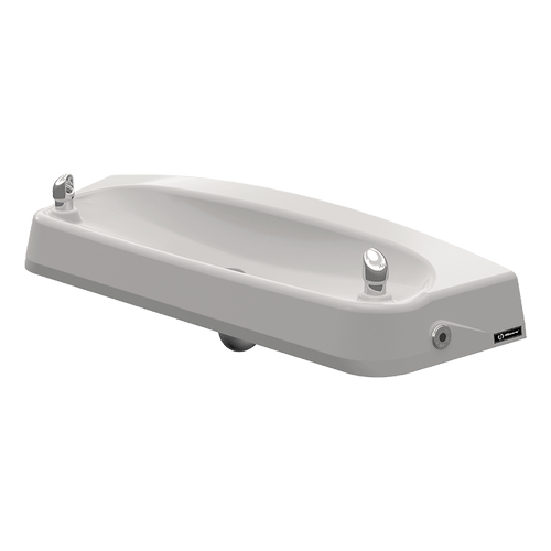 Haws 1430HO Vandal-Resistant Enameled Iron Motion-Activated Fountain