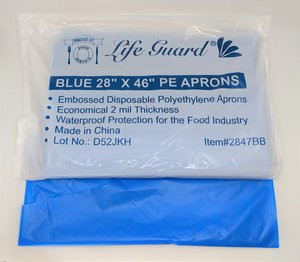 Lifeguard 2847BB PE Apron Bulk Packaging