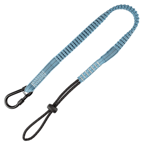 Tool Tether, 15 lbs, Choke-on Cinch-loop with Steel Carabiner, 36", 1/pk