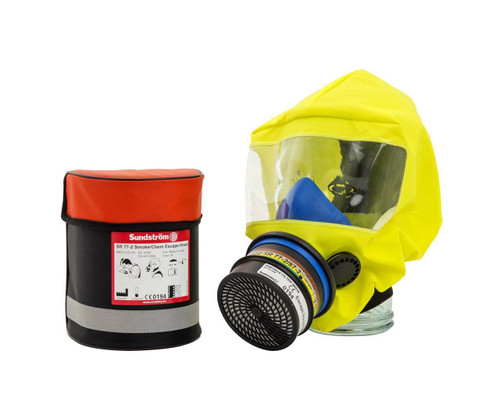Emergency Fire, Chemical, Smoke Escape hood by Sundstrom model H05-3512 ...