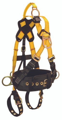 Falltech 8026 ROUGHNECK Derrick Cross-over Belted Full Body Harness