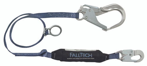 FallTech 825623A ViewPack 6' Aluminum Single Leg Shock Absorbing Lanyard