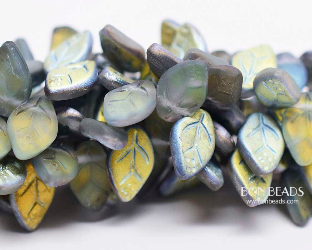 Pressed Beads - Leaves - Bon Beads
