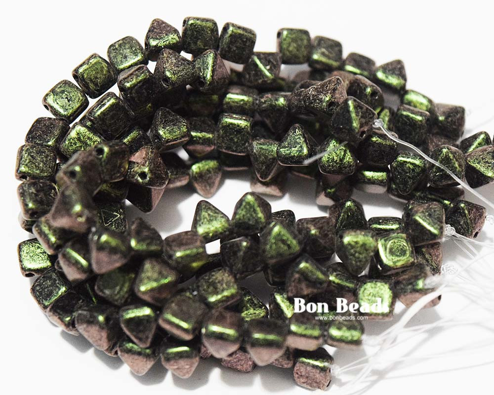 Pressed Beads - Pyramids - Bon Beads