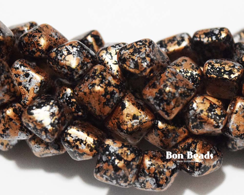 Pressed Beads - Pyramids - Bon Beads