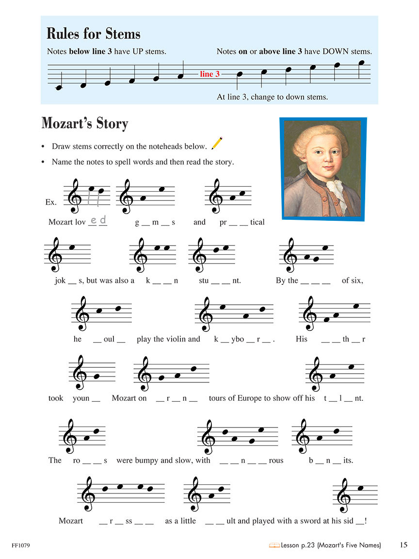 Faber Piano Adventures - Level 1 - Theory Book - 2nd Edition
