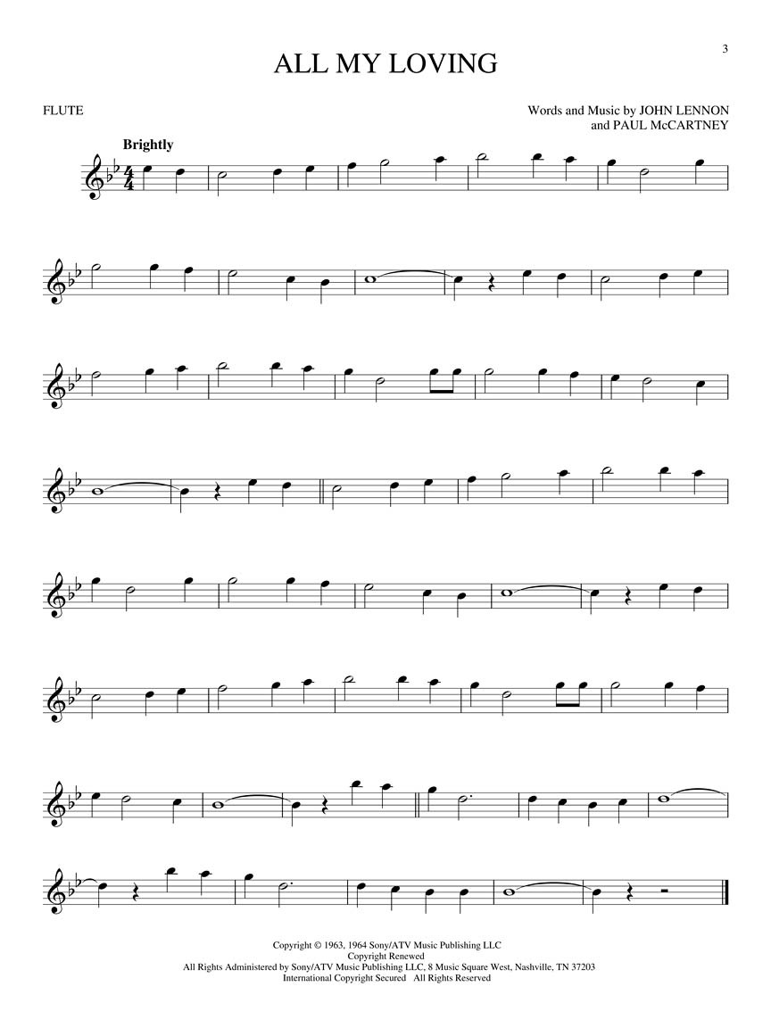 Best of Beatles for Flute