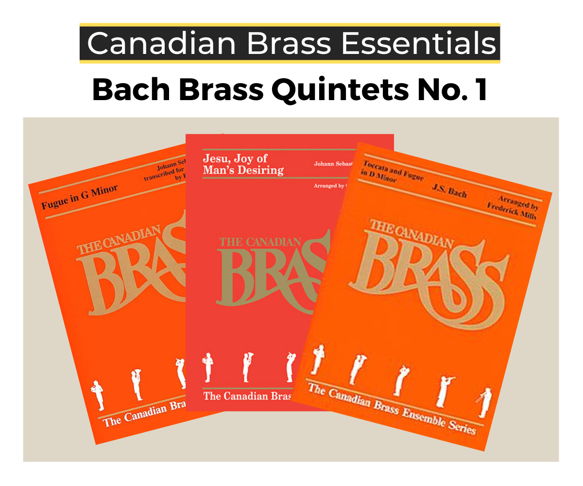 Essential Bach Brass Quintets Bundle Pak 1