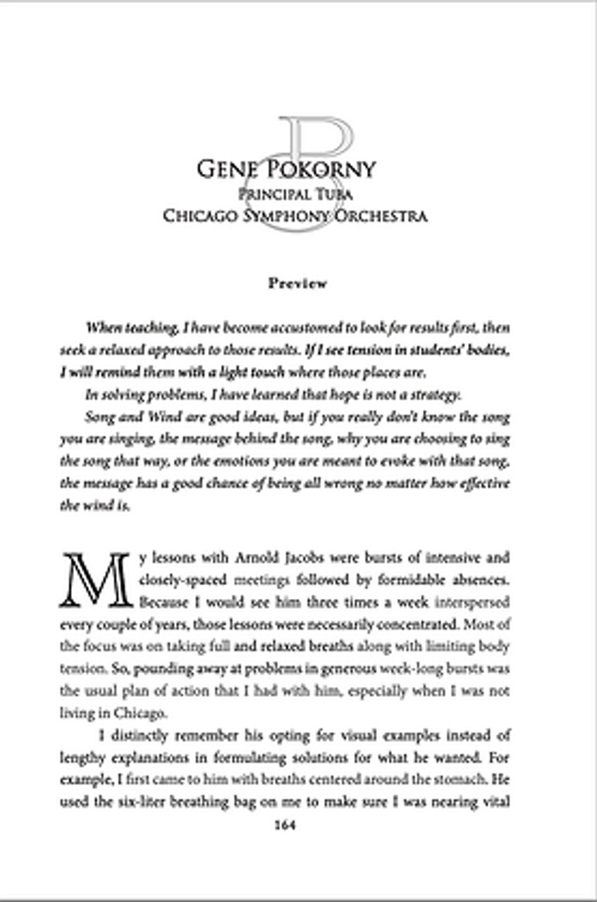 Arnold Jacobs: His Artistic and Pedagogical Legacies in the 21st Century