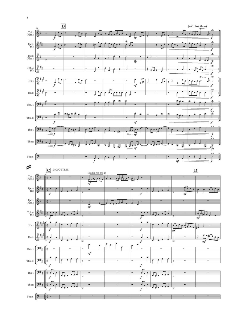 Brilliant Brass Overtures for Double Brass Quintet (Bach/arr. Rickard ...