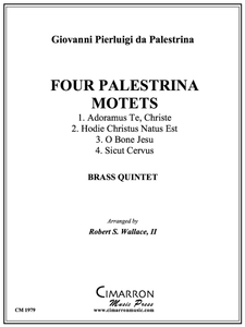 Four Palestrina Motets for Brass Quintet (Palestrina/Robert Wallace ...