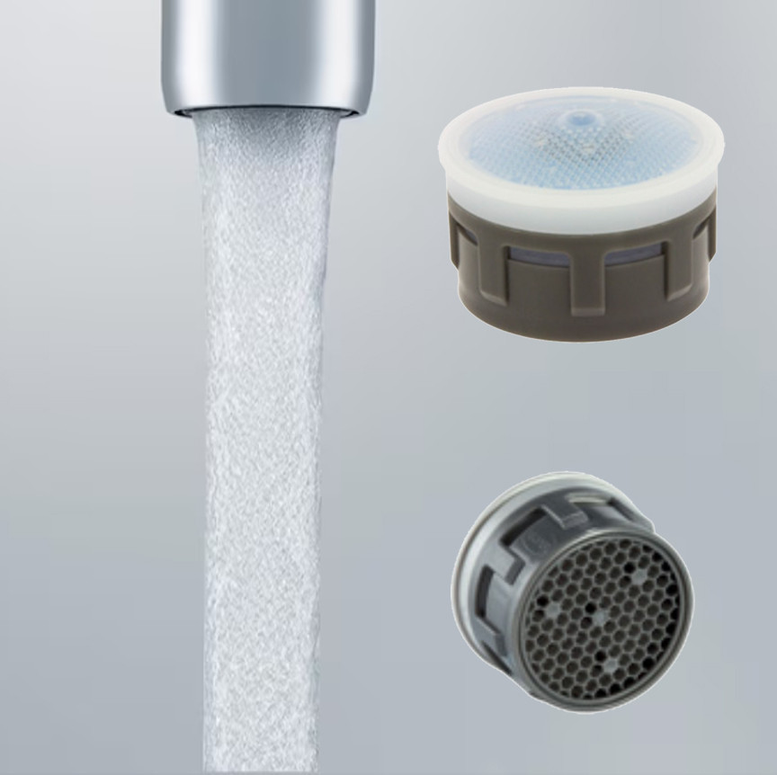 Neoperl 1.8 gpm Dual Thread Vandal Proof Full Flow Pressure ...