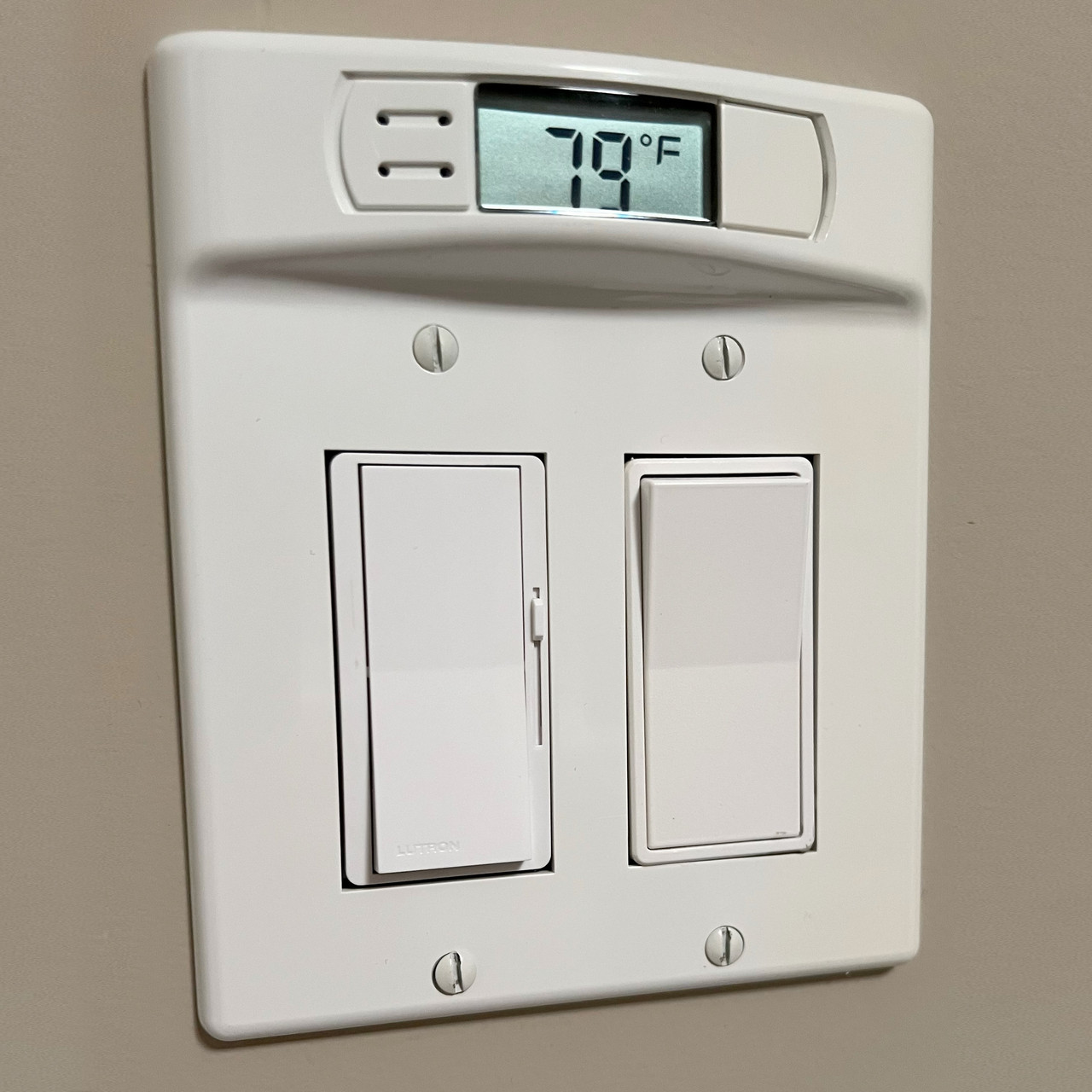 Digital Wall plate Temperature Thermometer Light Switch Plate Pal ...