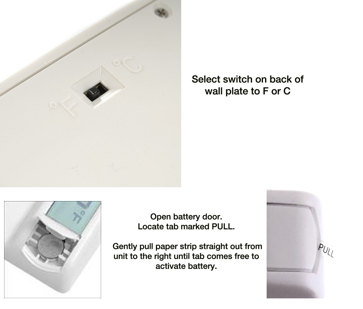 Digital Wall plate Temperature Thermometer Light Switch Plate Pal ...