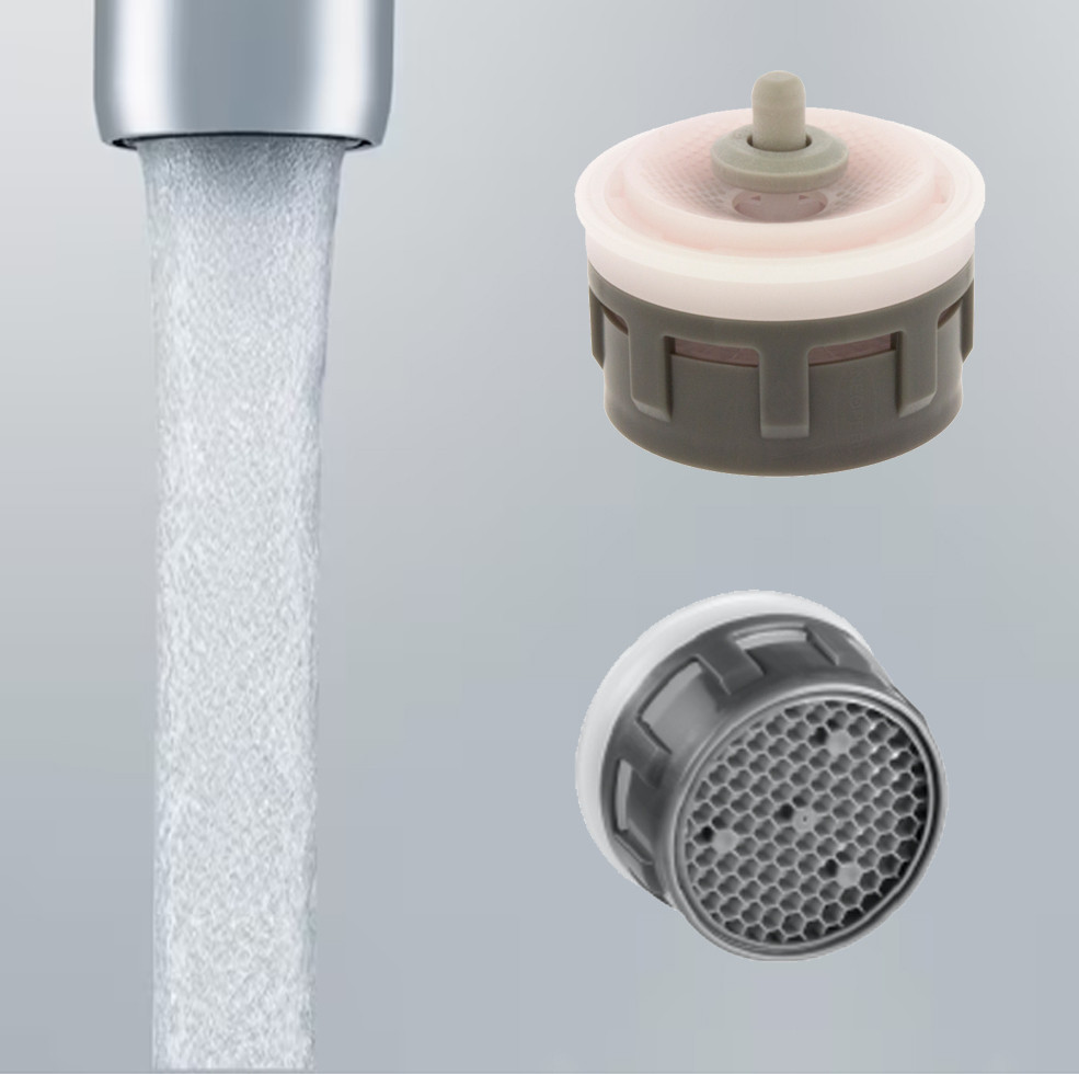 Neoperl 1.2 gpm Dual thread Auto Clean Stream standard WaterSense ...