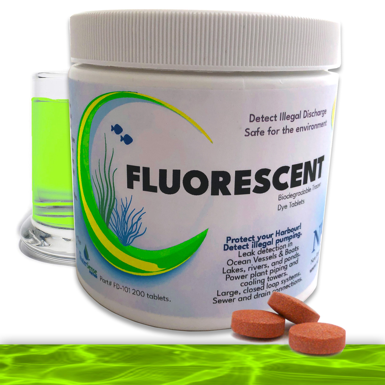 Marine Water Holding Tank Fluorescent Visual Dye Tablets | EPA Standard ...