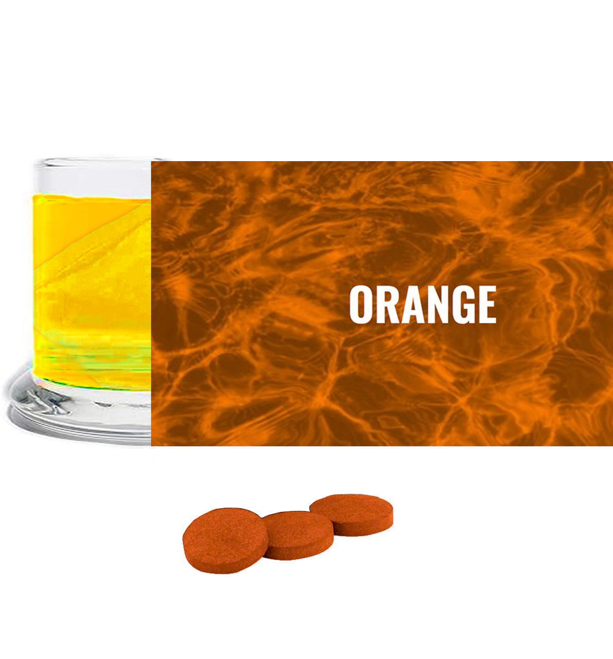 Orange Fluorescent Water Tracing Visual Dye Tablets | EPA Standard ...