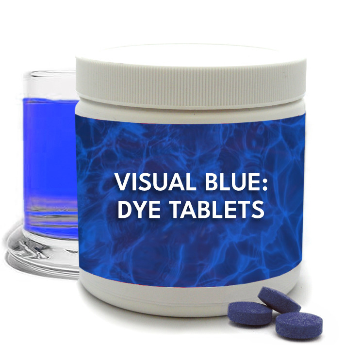 Blue Visial Water Tracing Visual Dye Tablets | EPA Standard Bright Dyes ...