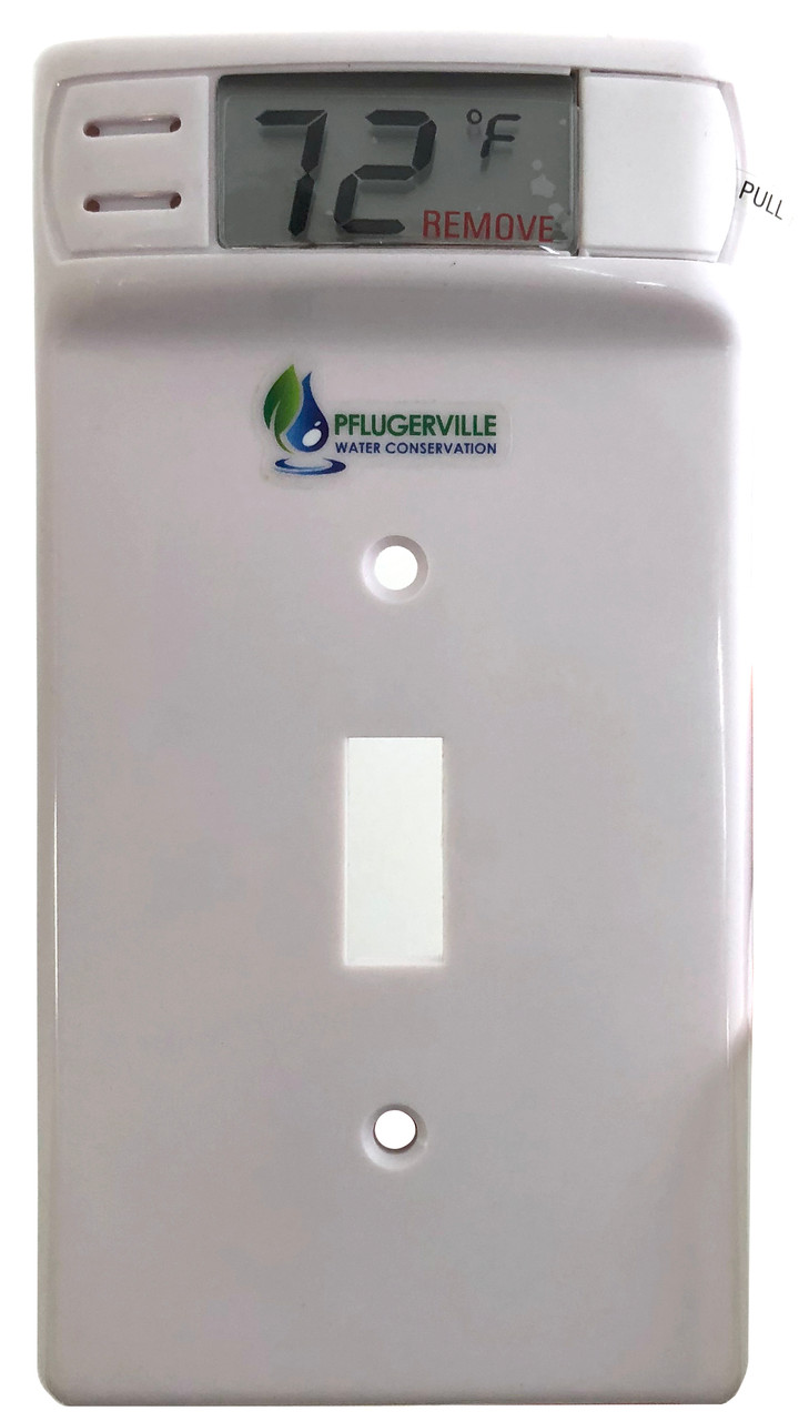 Digital Wall plate Temperature Thermometer (White) | Monitor Room ...