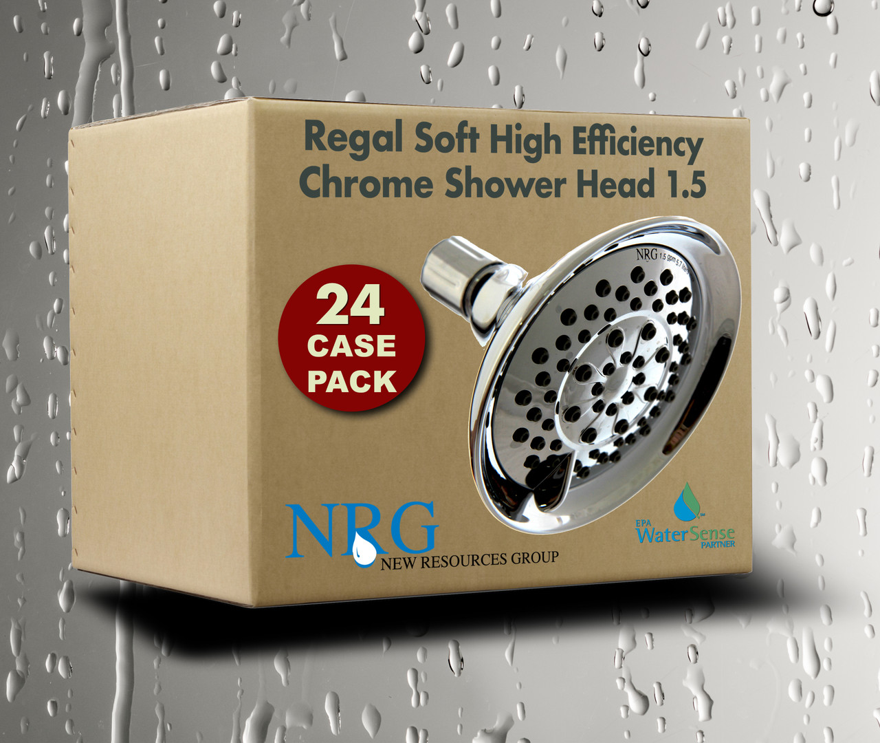 Regal Soft Next Generation High Efficency Chrome Shower Head 1.5