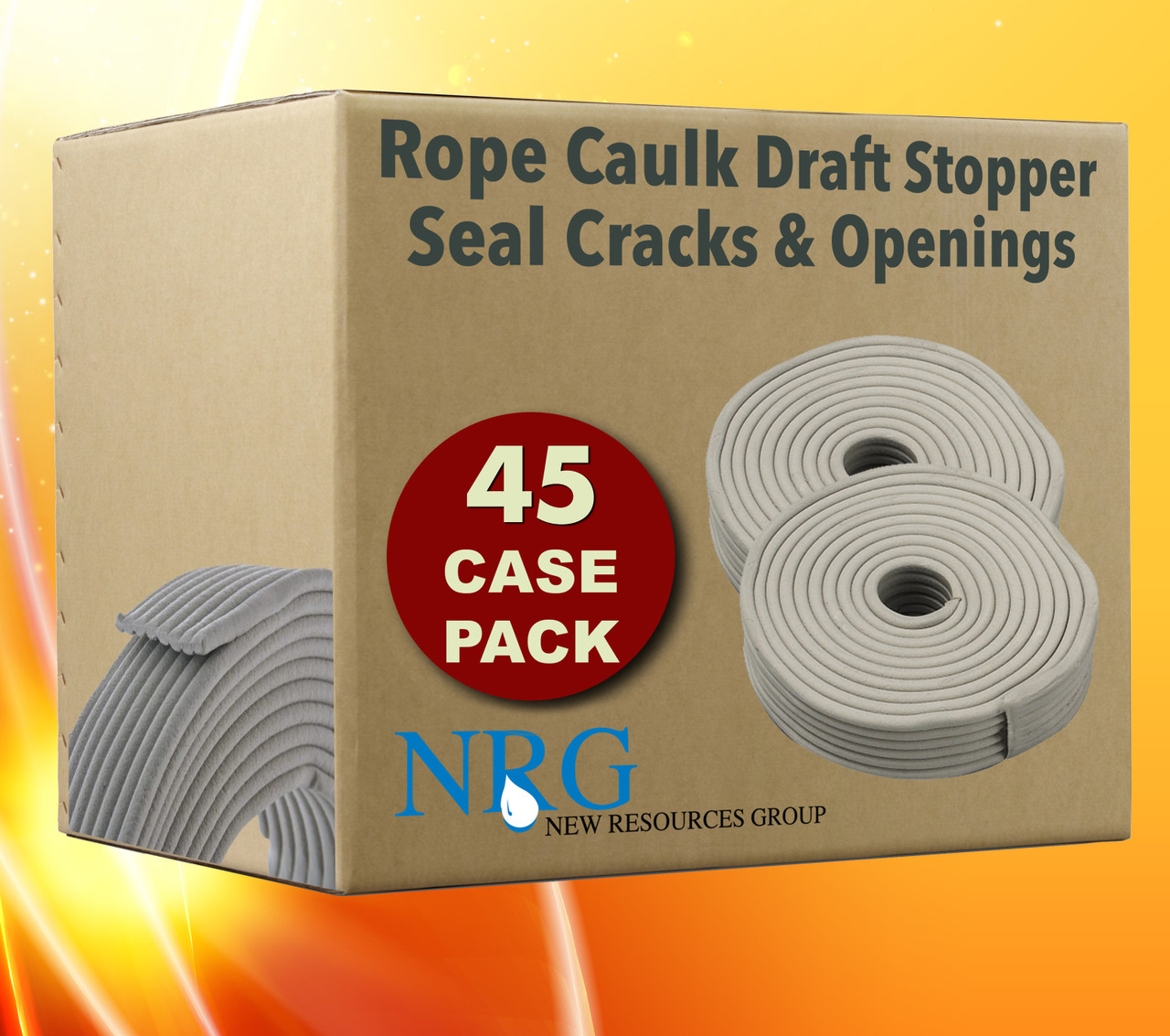 Gray Caulk Pliable Rope Caulk For Door and Window 30 ft.