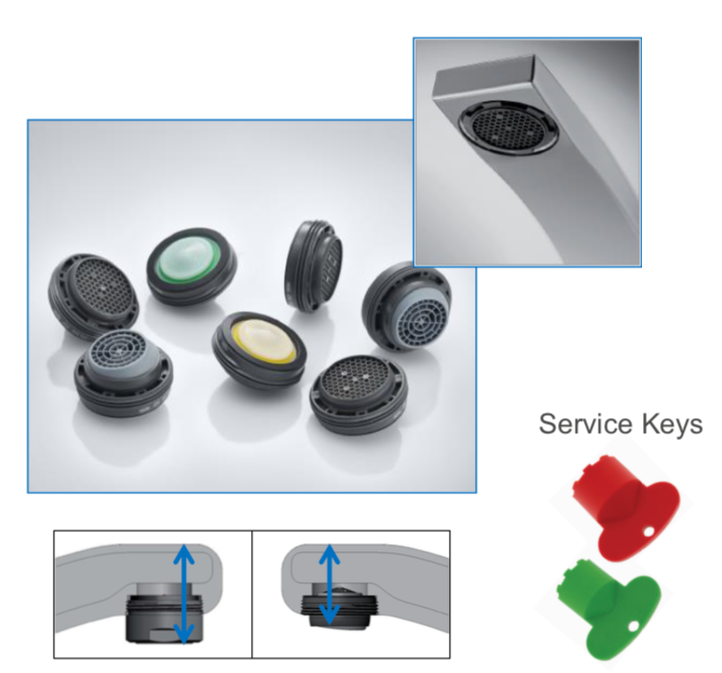 CACHE Vandal Proof Aerator Easy Installation Tool/Key Delta Removal ...