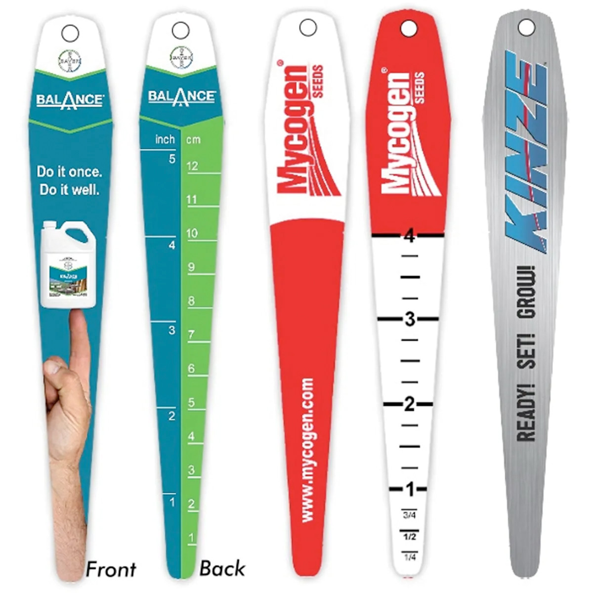 Seed Depth Soil Indicator Custom Printed Garden Tool, Novelty & Promo ...