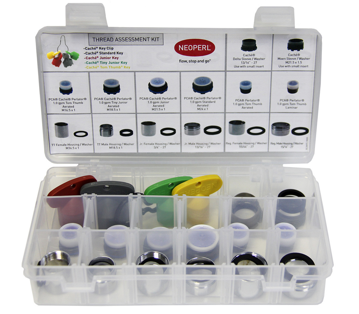 Pro Thread Assessment Aerator Kit Cache Housing Keys Faucet Attachments ...