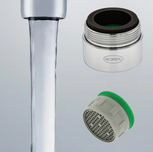 Neoperl 1.5 gpm Dual Thread Vandal Proof Laminar Stream standard ...