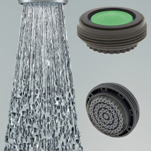 Neoperl Slim ITR Rain Spray 1.5 gpm PCA Low Flow M24 Shower Perlator ...