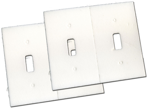 Electrical Outlet Foam Gasket Insulator Kit | Weatherization & Winterize