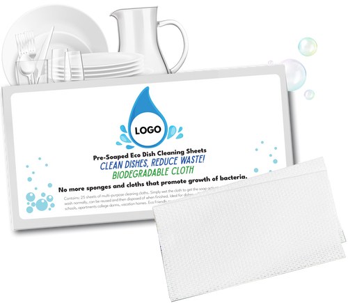 Pre-Soaped Custom printed Dish Washing sheets Biodegradable eco ...