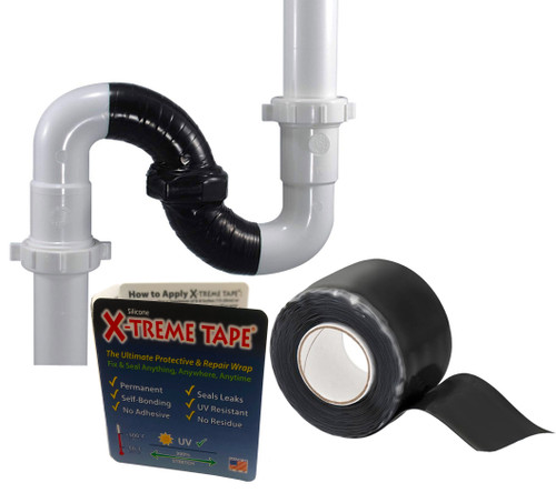 Repair Tape Pro Self-Fusing Silicone Rubber Tape Fix Leaks Water Tight ...