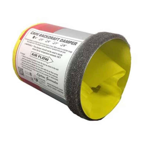 Kitchen Stove / Bathroom Fan / Dryer Duct Cape Backdraft Damper One ...