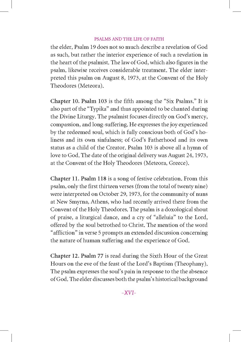 Psalms and the life of faith