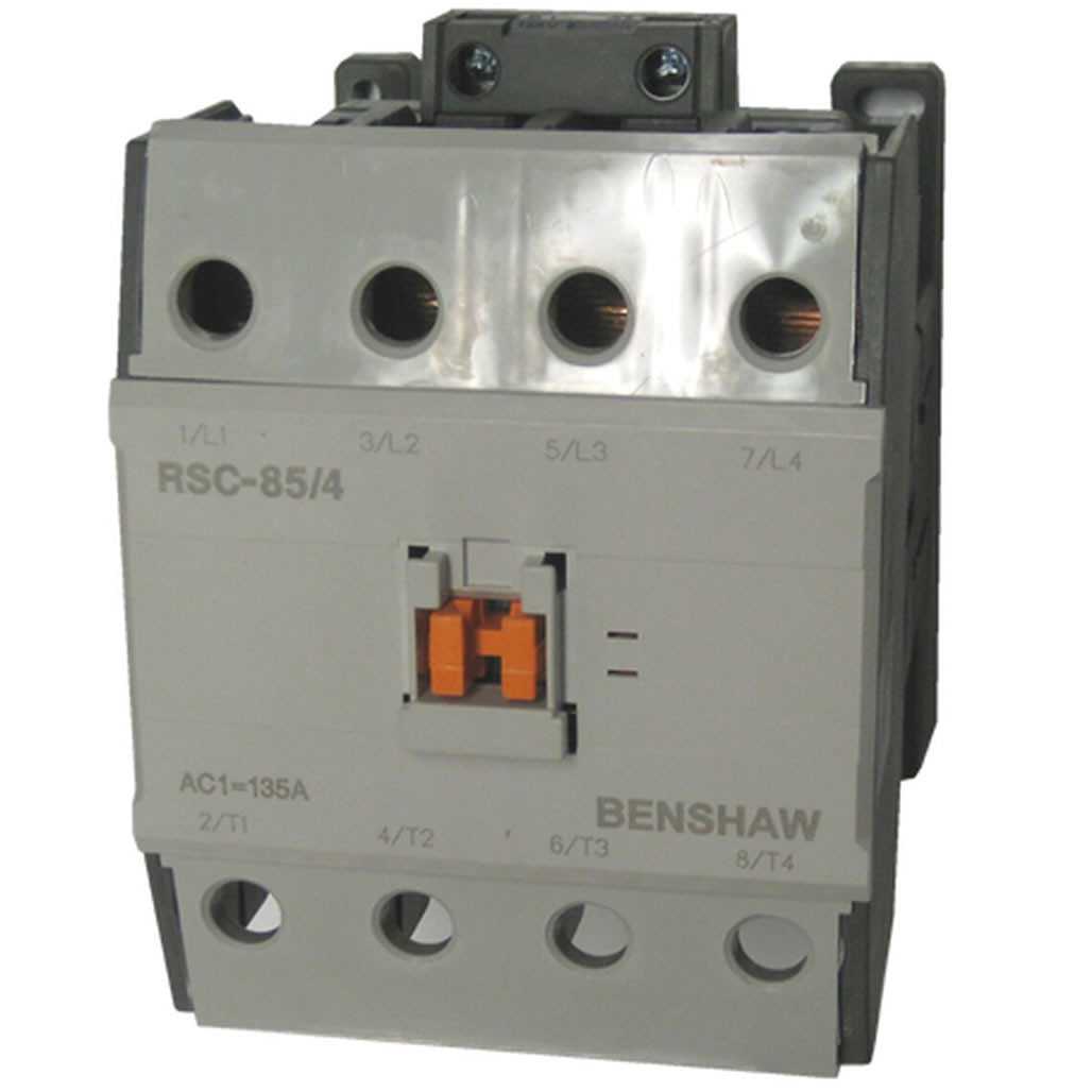 Benshaw RSC-85/4-6AC120 4 pole 85 AMP contactor