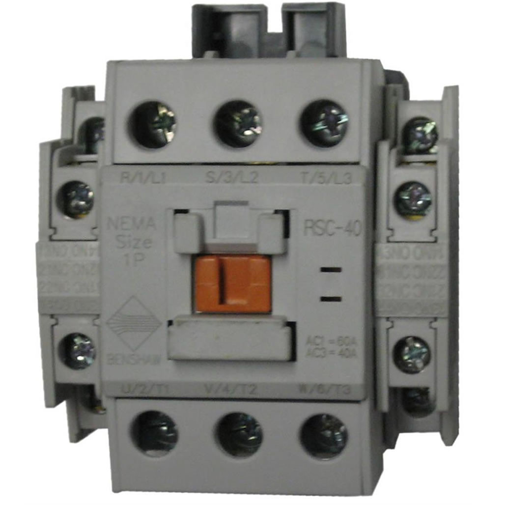 Benshaw RSC-85/4-6AC120 4 pole 85 AMP contactor