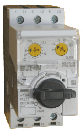 Moeller PKE32-XTU-32 3 pole starter | adjustable 8 to 32 AMPS