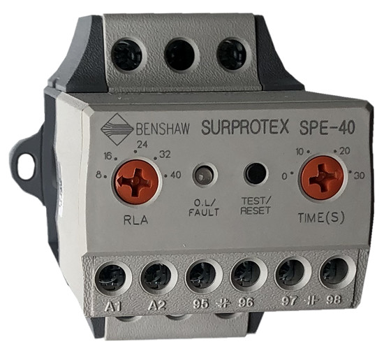 Benshaw Surprotex SPE-40 overload relay | 8 to 40 AMPS