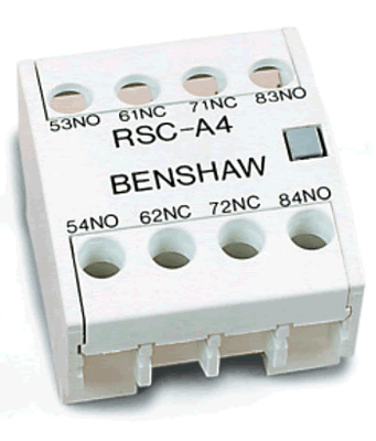 Benshaw RSC-A2 auxiliary | front mounted | 1 NO / 1 NC