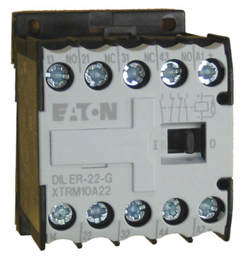 Eaton/Moeller DILER-22-G miniature relay | 4 pole 110 volt DC
