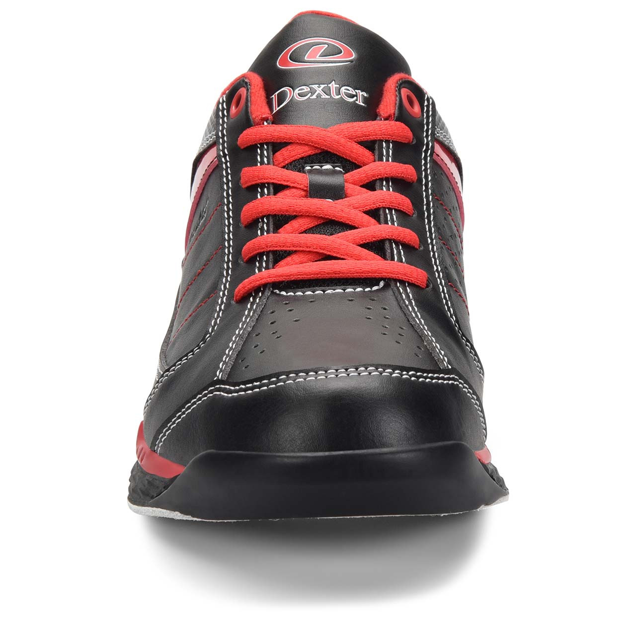 Dexter Mens Ricky IV Black / Red - The Bowler Depot