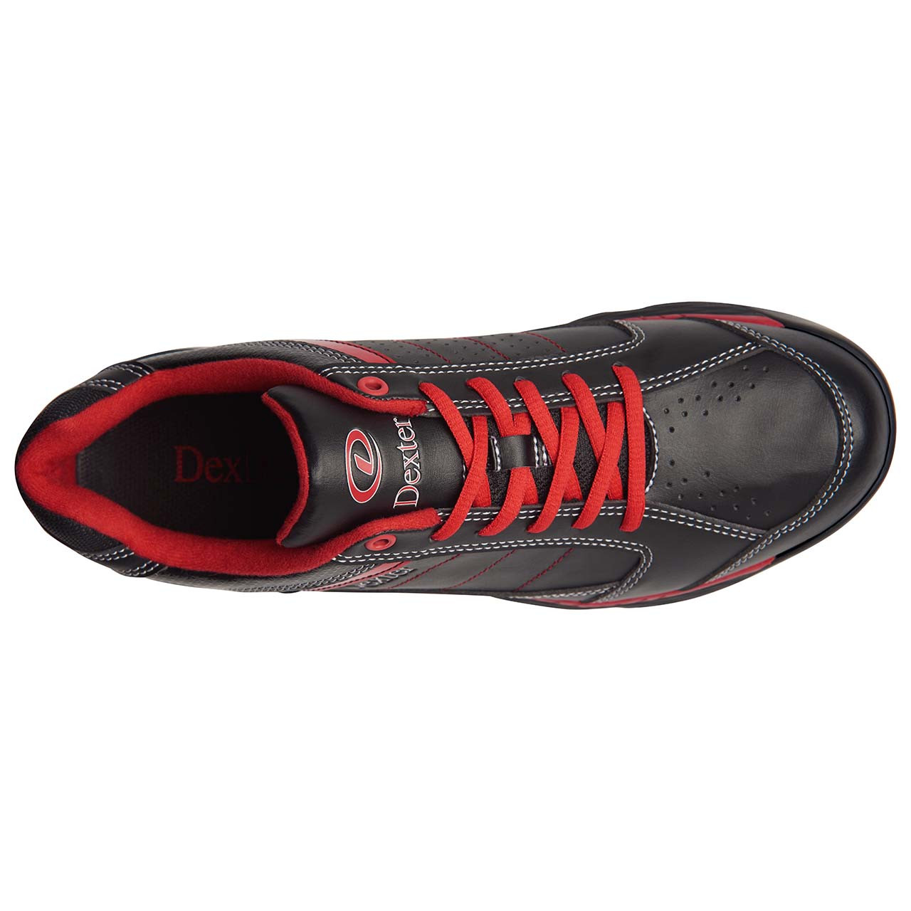 Dexter Mens Ricky IV Black / Red | The Bowler Depot