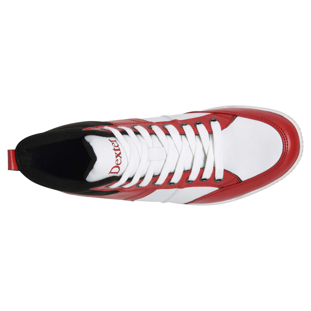 Dexter Mens Dave Hi-Top Red / Black | The Bowler Depot