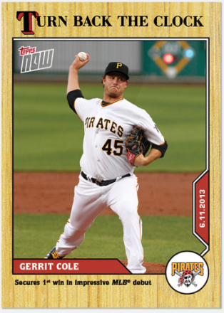 Topps Living Set - Card #377 - Gerrit Cole