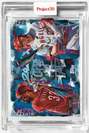 Topps Project 70 - Card ASG8 - Jesse Winkler/Mike Trout by Chuck Styles ...