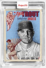 Topps Project 70 Mike Trout #420 by Mister Cartoon (PRE-SALE) - Wheeler ...