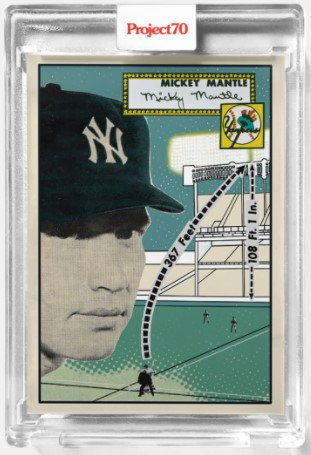 Topps Project 70 Mickey Mantle #705 by Oldmanalan (PRE-SALE) - Wheeler ...